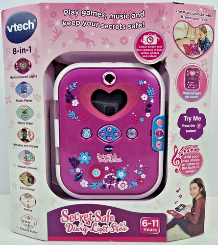 Secret Safe Diary Light Show Kids Girls Diary Vtech 2021 - Brand New ...
