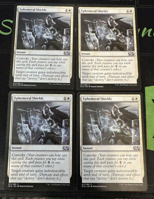 Ephemeral Shields X4 M15 Cores Set 2015 Magic the Gathering MTG | eBay
