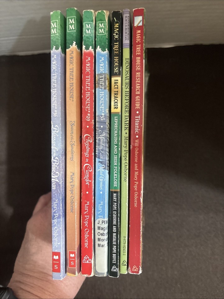 7 Magic Tree House PB Books Merlin Missions/Fact Tracker by Mary Pope ...