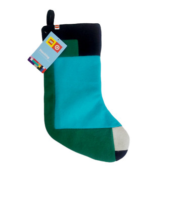 Lego Collection X Target 20" Color Block Felt Christmas Stocking NWT | eBay