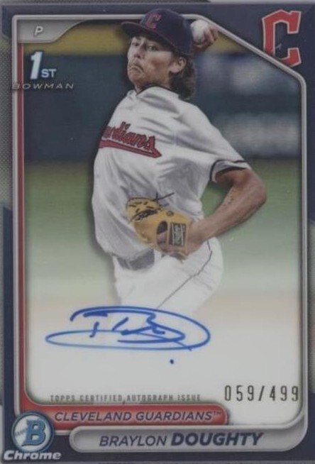 2024 Bowman Draft - Chrome Prospect Autographs Braylon Doughty #CPA-BD ...
