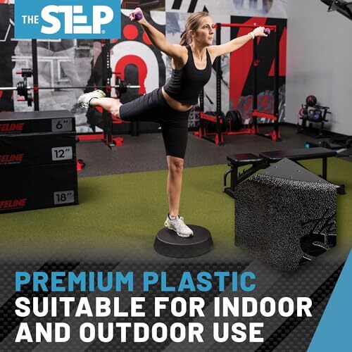 The Step Radius Round Aerobic Step - Stair Stepper Exercise Platform, 4 ...