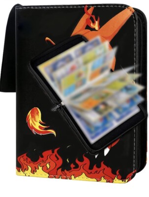 Trading Card Binder, 4-Pocket, 400 Card Holder Collection Album | eBay