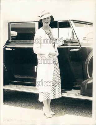 1934 Press Photo 1930s Stylish Socialite Ellen Tuck French by Vintage ...
