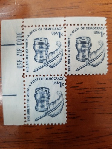 US Postage Stamp 1977 Ability To Write A Root Of Democracy Scott 1581 4 US Postage Stamp 1977 Ability To Write A Root Of Democracy Scott 1581 4