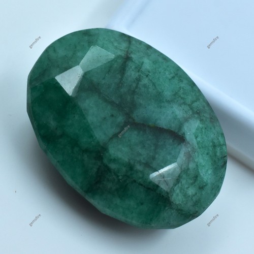 Natural Most Expensive 124.40 Ct Green Emerald CERTIFIED Oval Loose ...