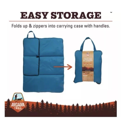 Arcadia Trail™ Water Repellent Cooling Dog Blanket 40x30 Unfolded. Zips ...