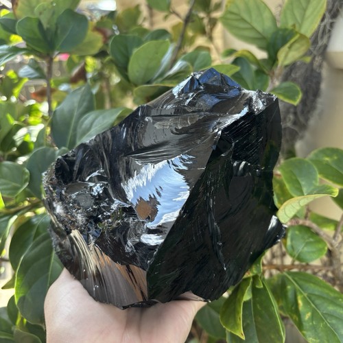 X-Large Obsidian - Natural Raw Crystal From Mexico - 2.810 Kilos (#4575 ...