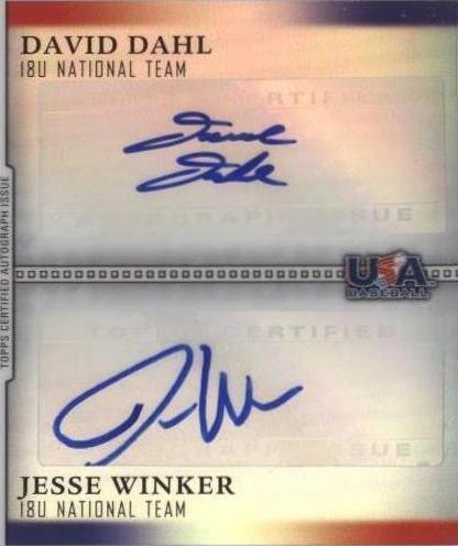 2011 Bowman Sterling - Dual Autographs David Dahl, Jesse Winker #USDA ...