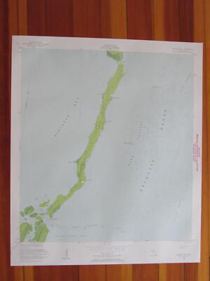 Elliott Key Florida 1957 Original Vintage USGS Topo Map | eBay