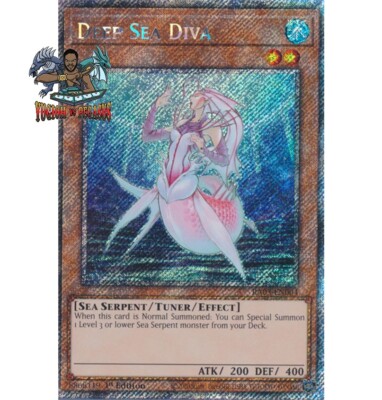 Yugioh! 1x Deep Sea Diva RA03-EN004 Platinum Secret Rare 1st Ed NM | eBay
