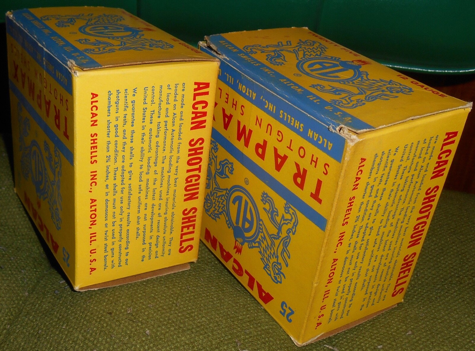2 Alcan Trapmax 12 gauge Shotgun Shell ammo Boxes - Empty | eBay