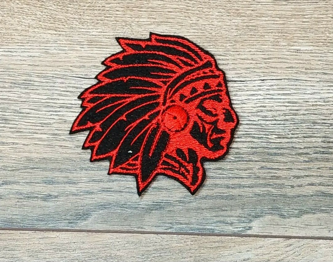 Man Chief Tribe Patch Iron-On Tribe Embroidered Applique Patches For ...