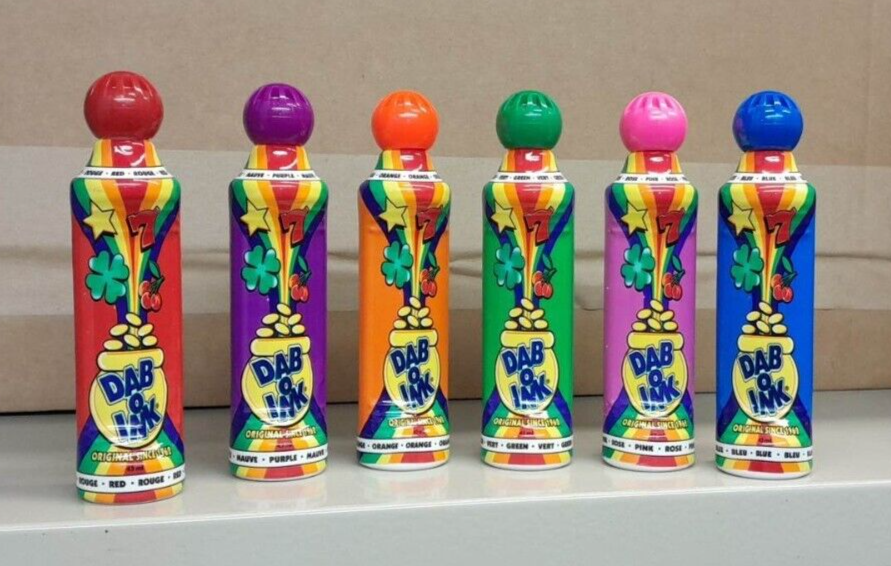 6 CLASSIC COLOUR DAB O INK BINGO DABBERS MIXED pack of 6 | eBay