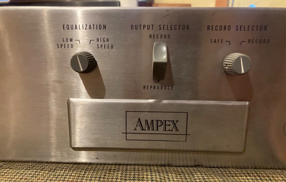 Reel to Reel Ampex PR-10 Mono Tube Tape head Recorder Mic Preamp Nice ...