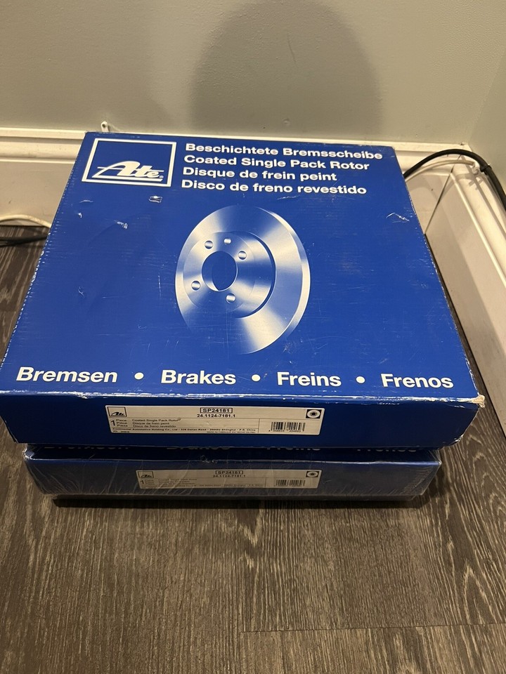 (1) ATE COATED Brake Disc 34116864059 / SP24181 | eBay