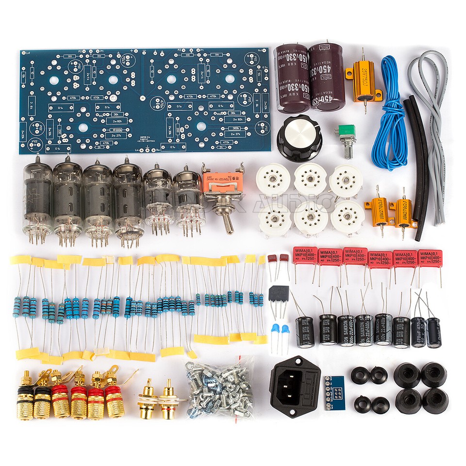 HiFi Class AB Tube Power Amplifier DIY Kit Push-pull Stereo Audio Amp ...