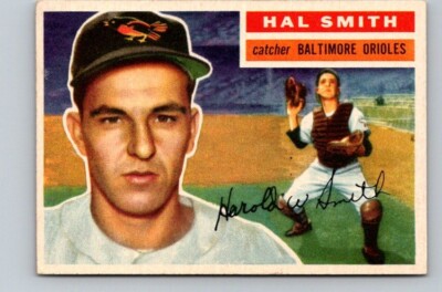 1956 TOPPS BASEBALL #62 HAL SMITH MID GRADE MN | eBay