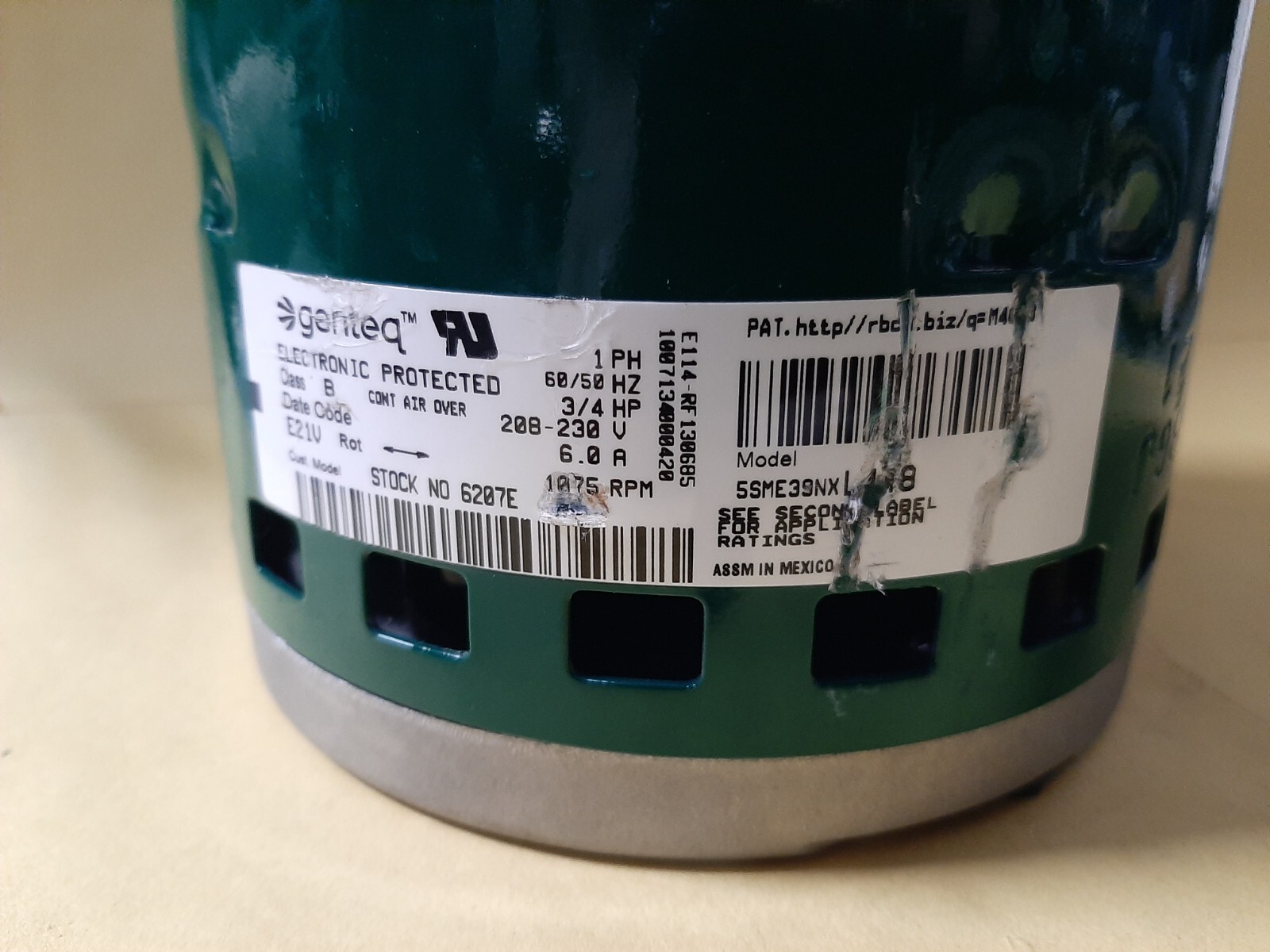 Genteq X13 Blower Motor & Module Evergreen EM 3/4hp 5SME39NXL448 | eBay