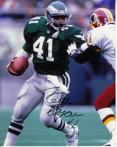 Keith Byars #1 8x10 Signed Photo w/ COA Philadelphia Eagles 031019 | eBay