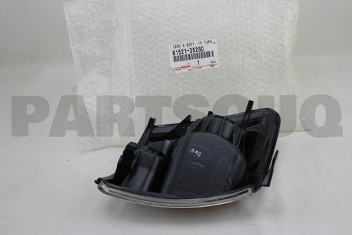 8152135280 Genuine Toyota LENS, FRONT TURN SIGNAL LAMP, LH 81521-35280 ...