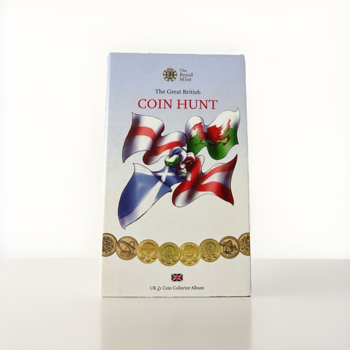 The Great British Coin Hunt UK £1 Collector Album Collection Royal Mint ...