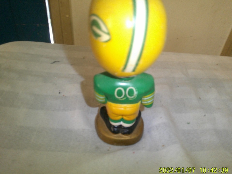 VINTAGE GREEN BAY PACKERS FOOTBALL PLAYER BOBBLEHEAD NFL | eBay