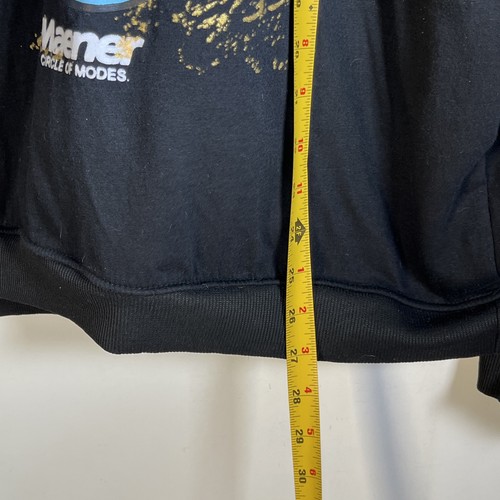 Maener DRUGS R BAD Black Graphic Hoodie Circle of Modes Streetwear Size ...