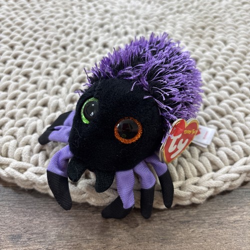 Ty Teeny Tys Webster the Spider Plush NEW w TAG Purple Black | eBay