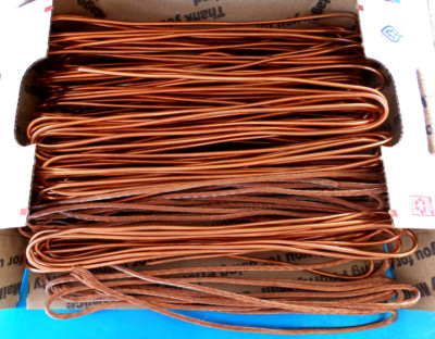 3 Lbs #10 Scrap Clean Bare Bright Copper Wire Metal Art Craft Melt ...