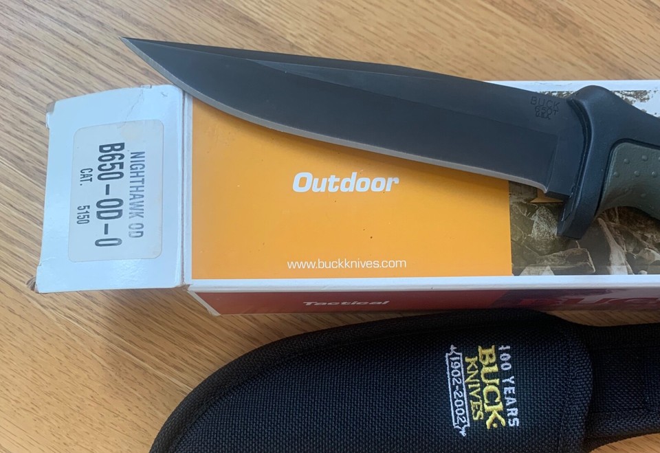 RARE BUCK 650 RANGER TAKUR GAR NIGHTHAWK KNIFE NEVER USED IN BOX | eBay