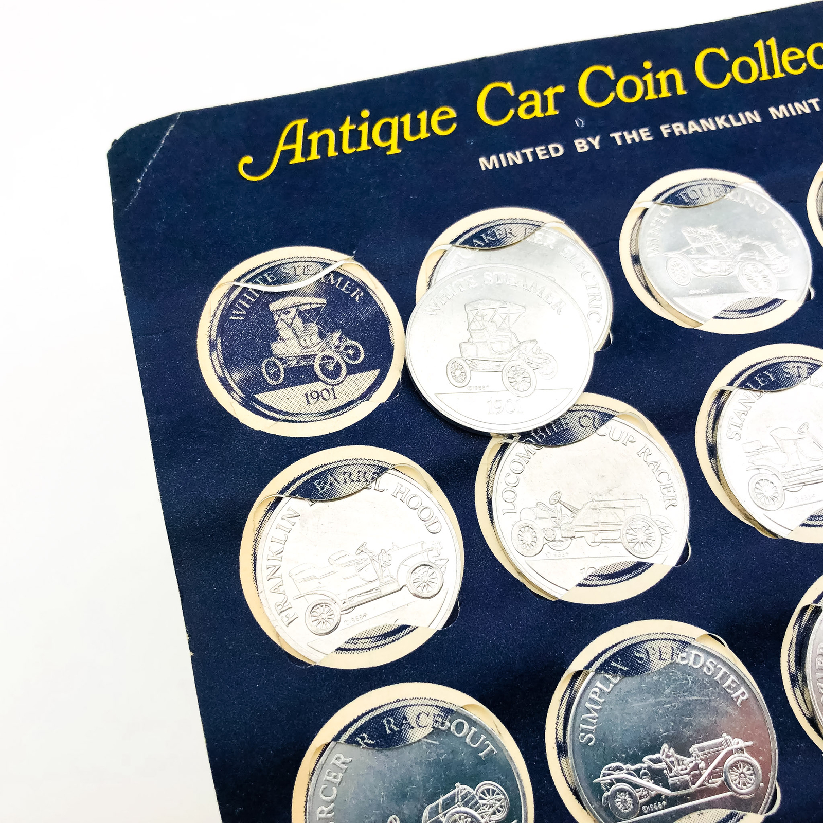 Sunoco Aluminum Antique Car Coin Collection Series 1 Franklin Mint 1901 ...
