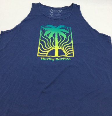 Hurley Everyday Tee tank top for men, Navy Blue,XL | eBay