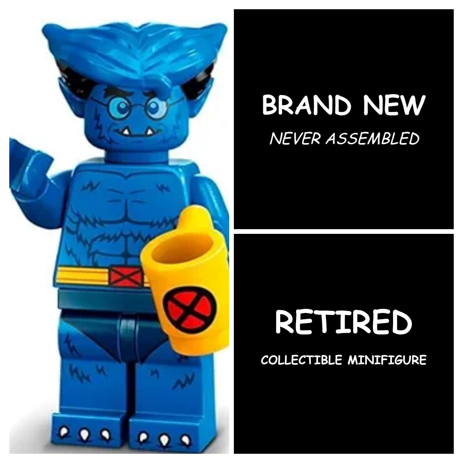 LEGO Beast X-Men 97 Minifigure Marvel Series 2 (71039) NEW *RETIRED* | eBay