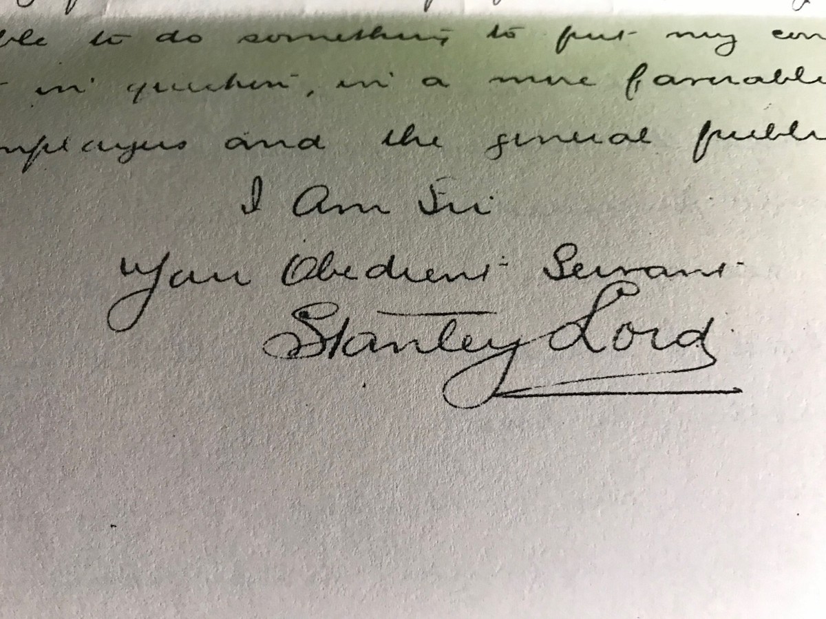 Captain Stanley Lord