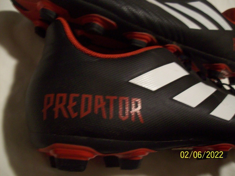 ADIDAS PREDATOR BLACK SOCCER CLEATS - PBB 698007 - MEN'S SIZE 13 FREE ...