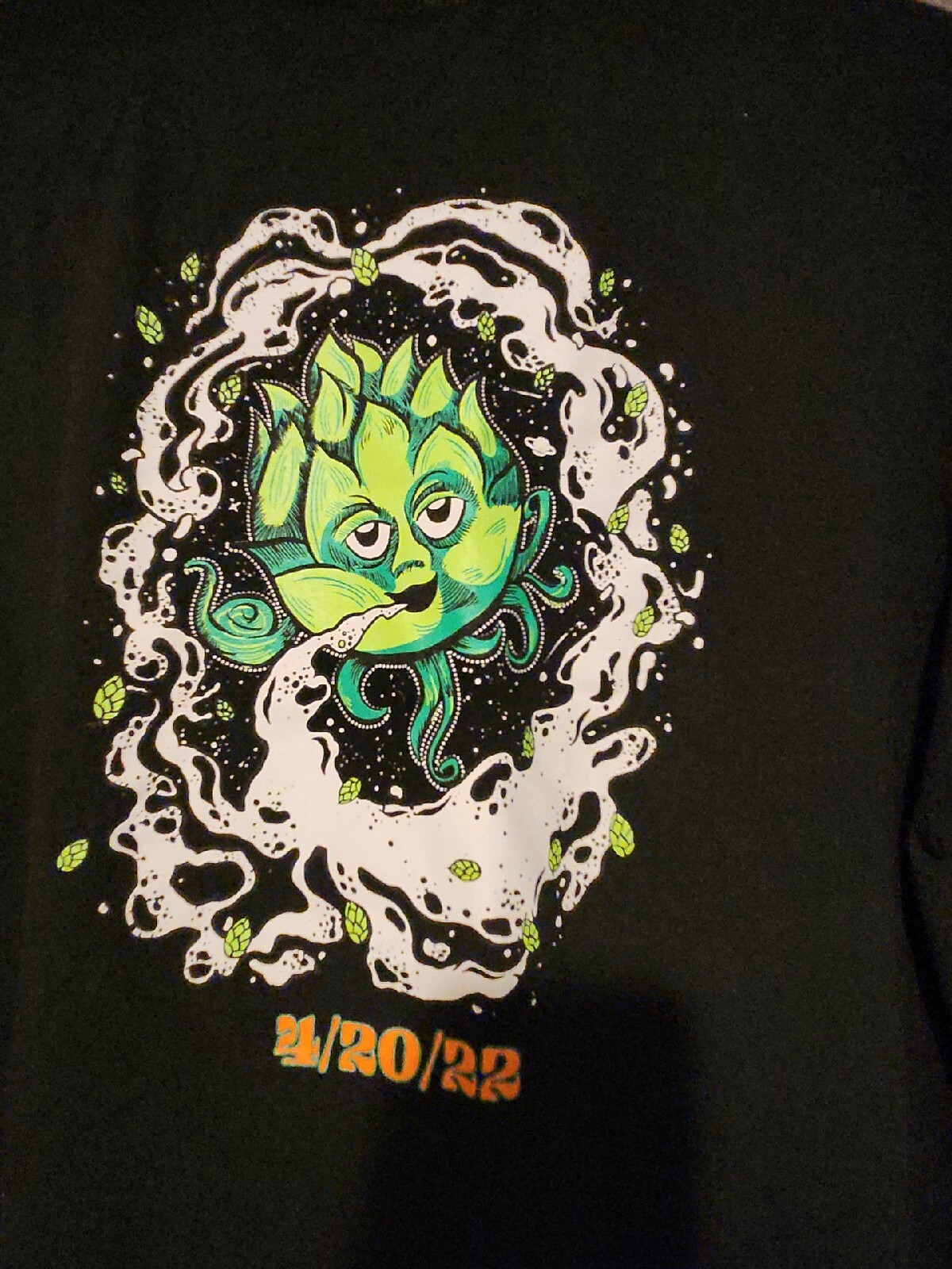 Elysian Brewing Dank Dust Beer Promo IPA T Shirt XL 4/20/22 420 | eBay