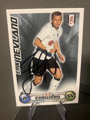 Match Attax Topps Trading Card Premier League 2008 / 2009 Erik Nevland ...