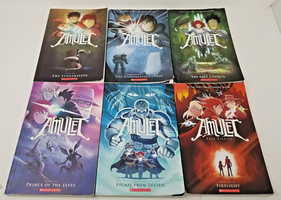 Lot of 6 Amulet Comics 1, 2, 4, 5, 6, & 7 - Amulet Graphix Comics ...