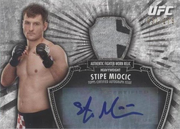 2012 Topps UFC Bloodlines - Fighter Autograph Relics #FAR-SM Stipe ...