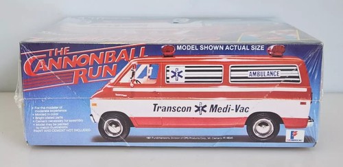 VINTAGE 1981 MPC The Cannonball Run Emergency Van 1/25 Scale Kit #1 ...