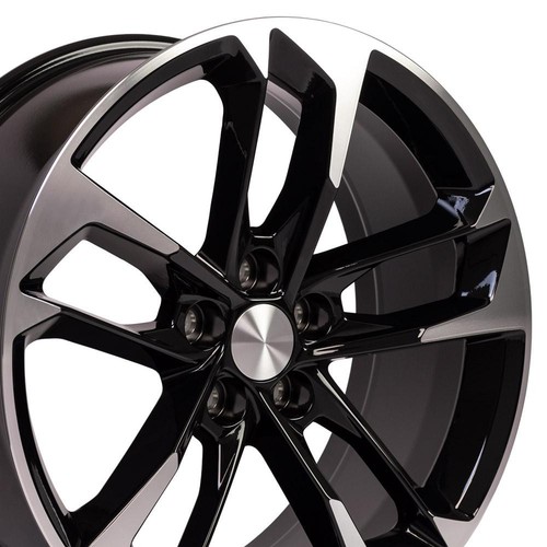 20" Replica CV29 fits Chevrolet Camaro 20x9.5 Black Mach'd | eBay
