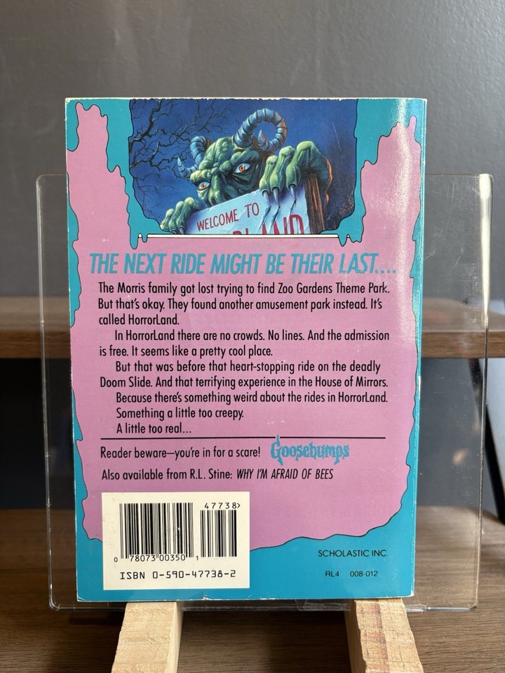 Goosebumps #16 Ond Day At Horrorland - 1st Edition 1994 VG+ Condition ...