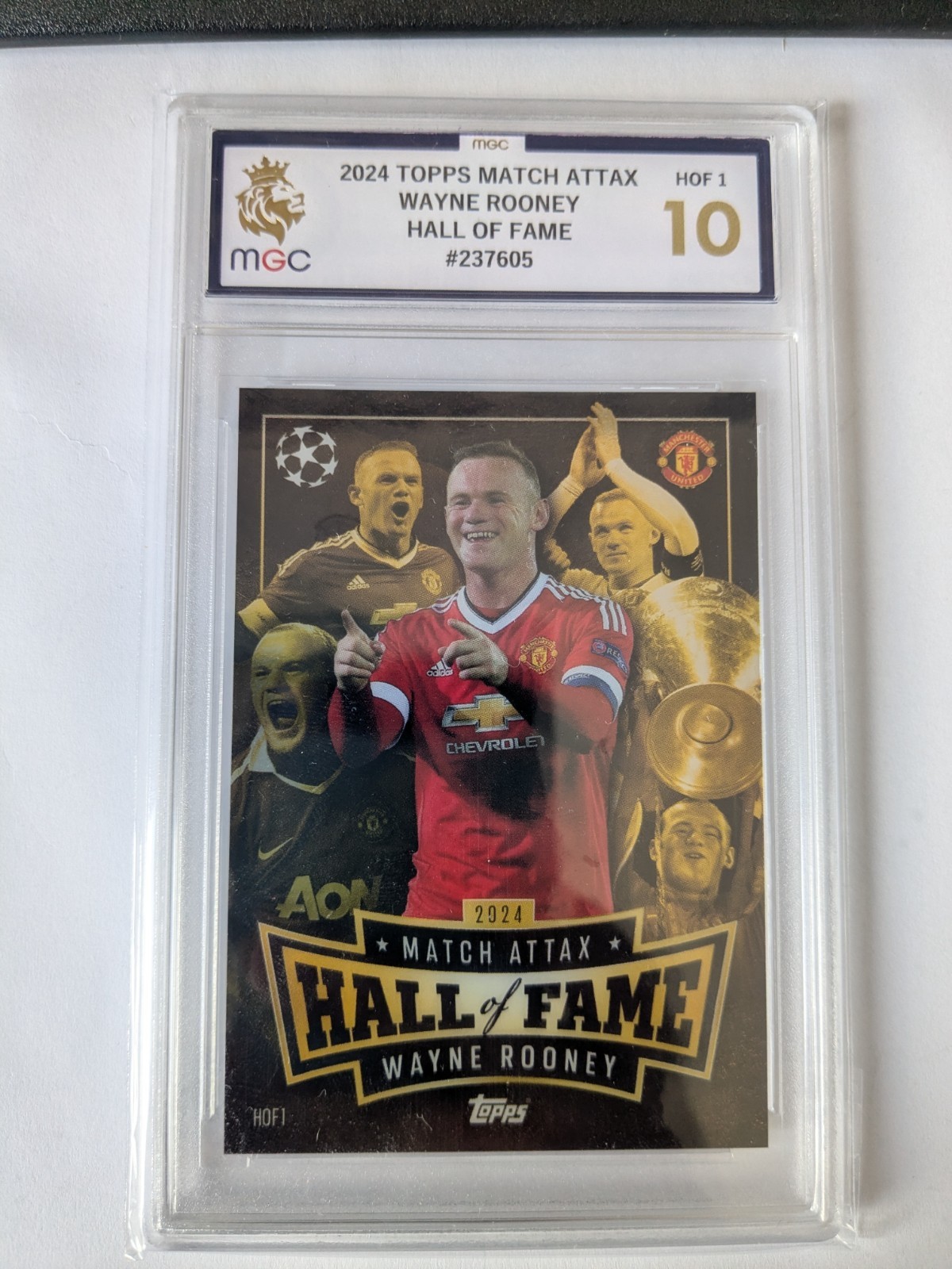2024 Topps Match Attax Wayne Rooney Hall of Fame MGC 10 NOT PSA | eBay UK