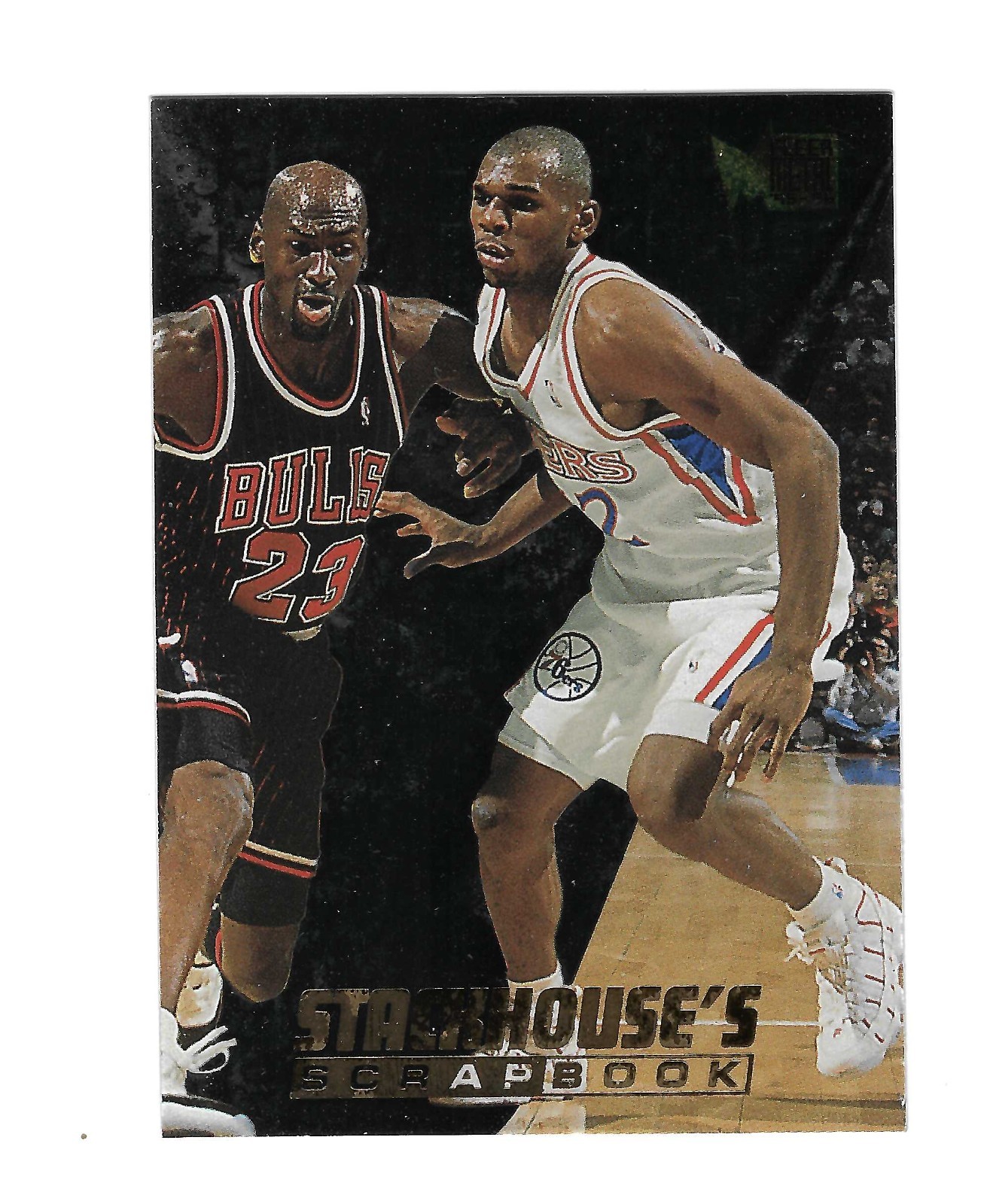 JERRY STACKHOUSE 1996-97 FLEER METAL STACKHOUSES SCRAPBOOK W/ MICHAEL ...