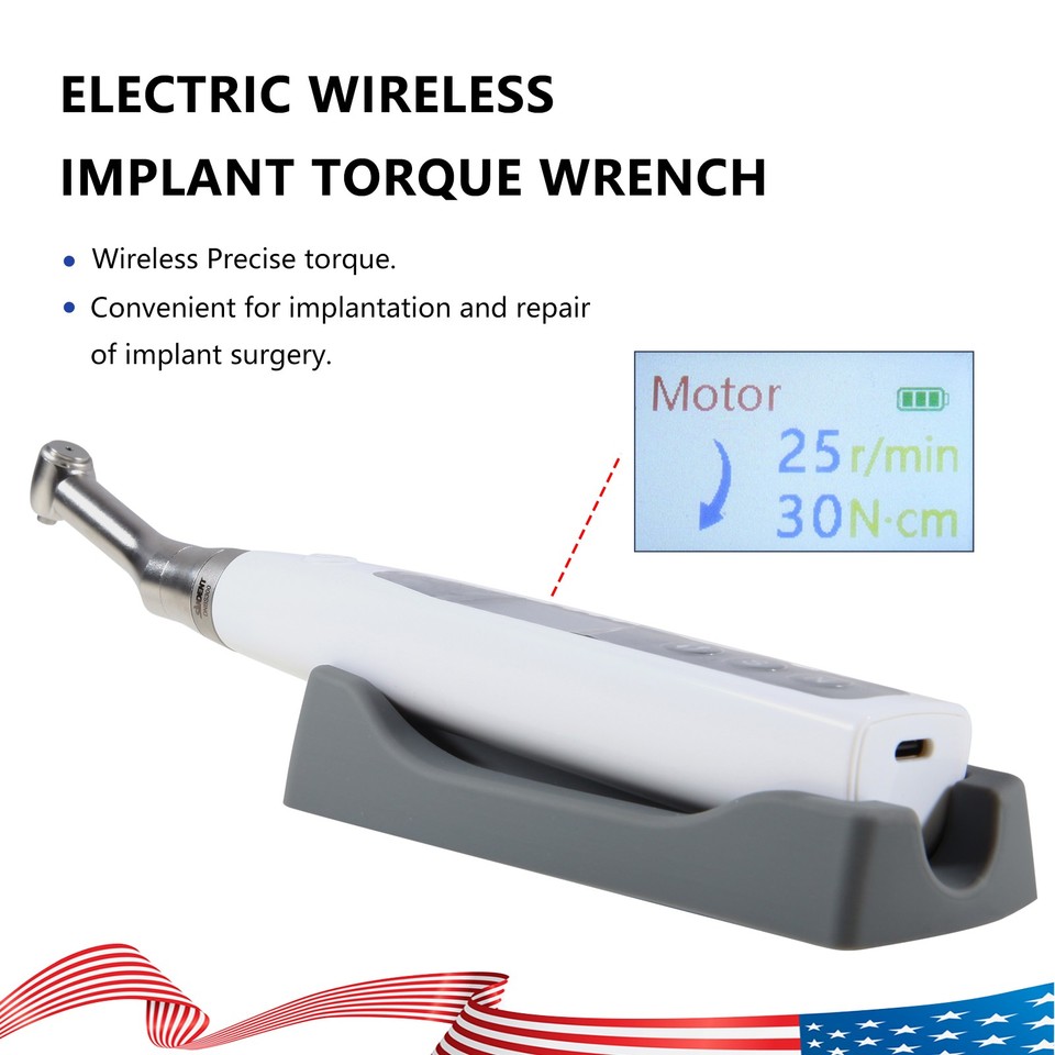 Dental electric wireless torque driver implant tool kit Small automatic ...