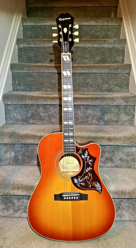 Epiphone Hummingbird Performer Pro/FC 2018 + Bag | eBay