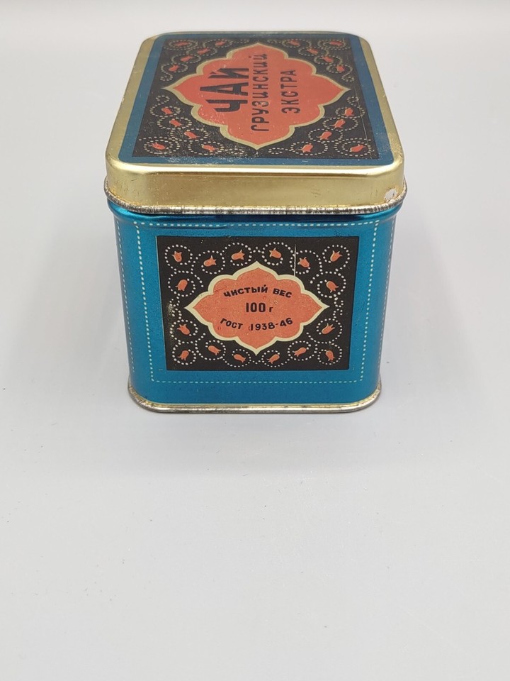 Vintage Soviet Tea Box “GEORGIAN TEA” USSR 1960s | eBay