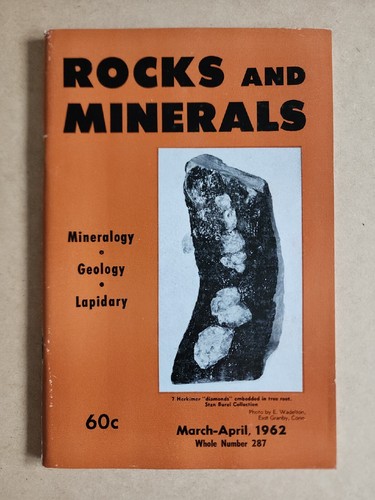VINTAGE Rocks And Minerals Magazine NUMBER 287 Mineralogy Lapidary ...