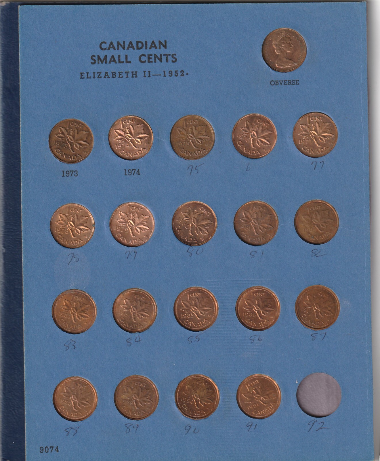 Canada Small Cent Collection 1920 To Date #1 | eBay